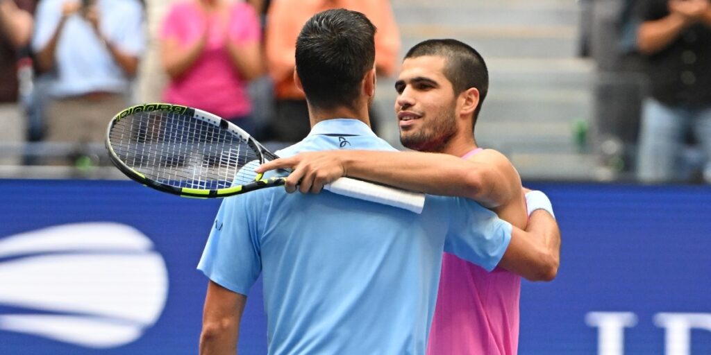 US Open > Carlos Alcaraz (tombeur de Djokovic en demies) : "Je dis toujours la même chose à ...